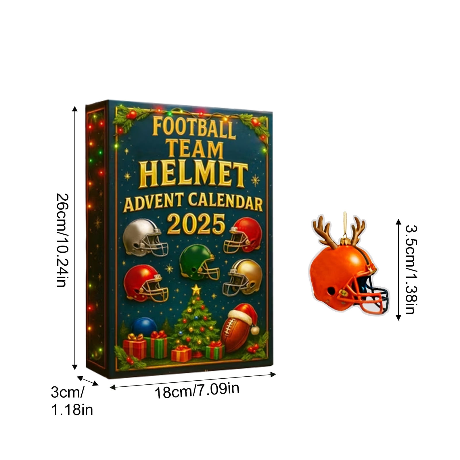 Football Christmas Advent Calendar 2025, 24-Day Holiday Countdown ...