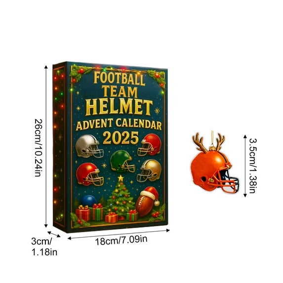 Football Christmas Advent Calendar 2025, 24-Day Holiday Countdown ...