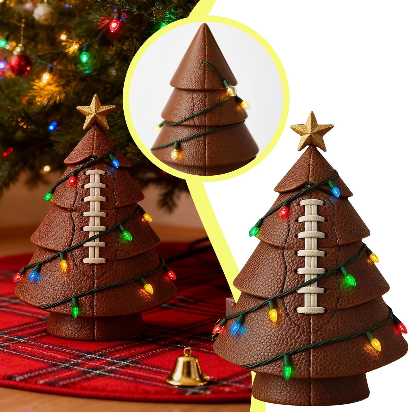 Football Christmas Tree Ornament,Football Themed Christmas Tree ...