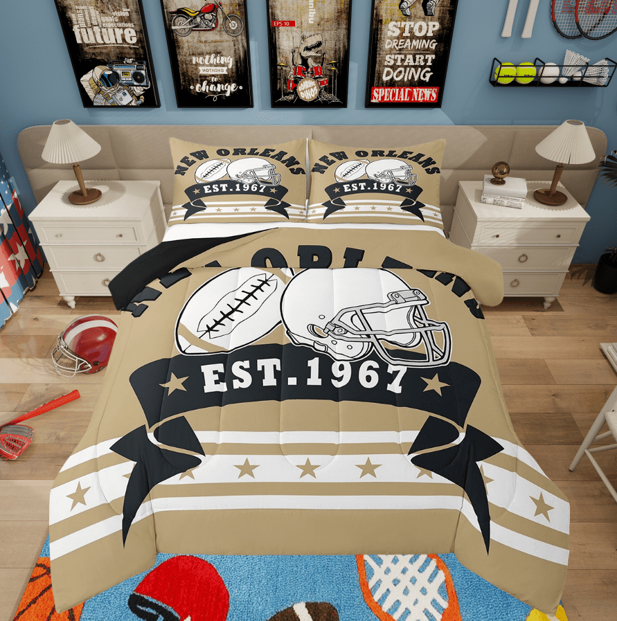 Football City Bedding Comforter Sets Football Lovers Sports Game ...