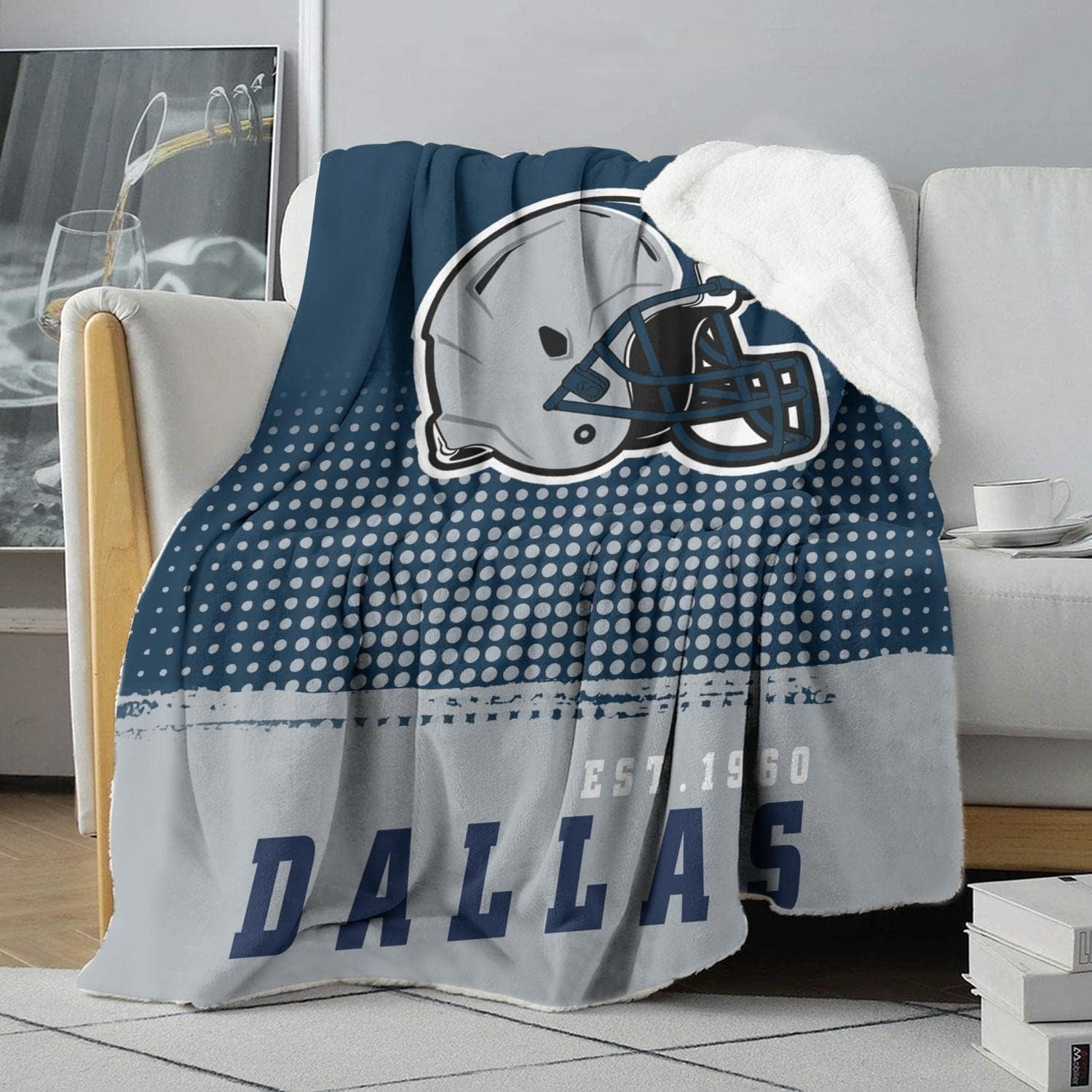 Football City Sherpa Throw Blanket for Football Fans Gifts,Ultra Soft ...