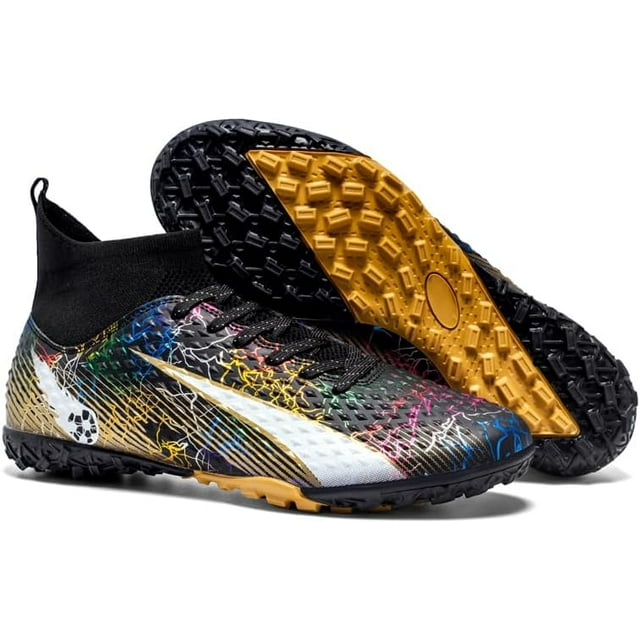 Football Cleats Men Women, Non-Slip High Top Soccer Shoes Lightweight ...