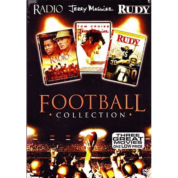 Football Collection (Radio / Jerry Maguire / Rudy) DVD Box Set [DVD ...