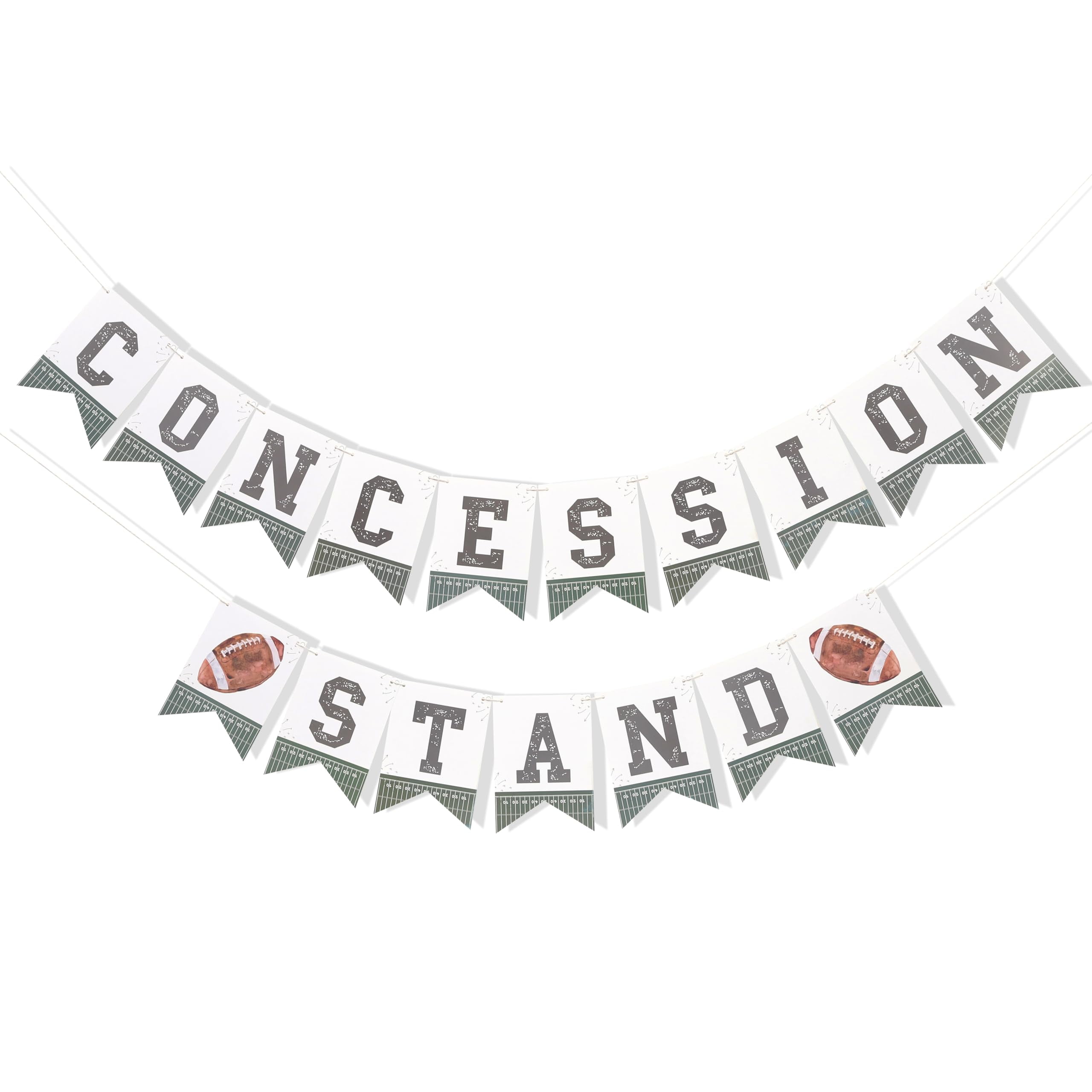 Football Concession Stand Banner MMF7 - Green Football Party Decoration ...