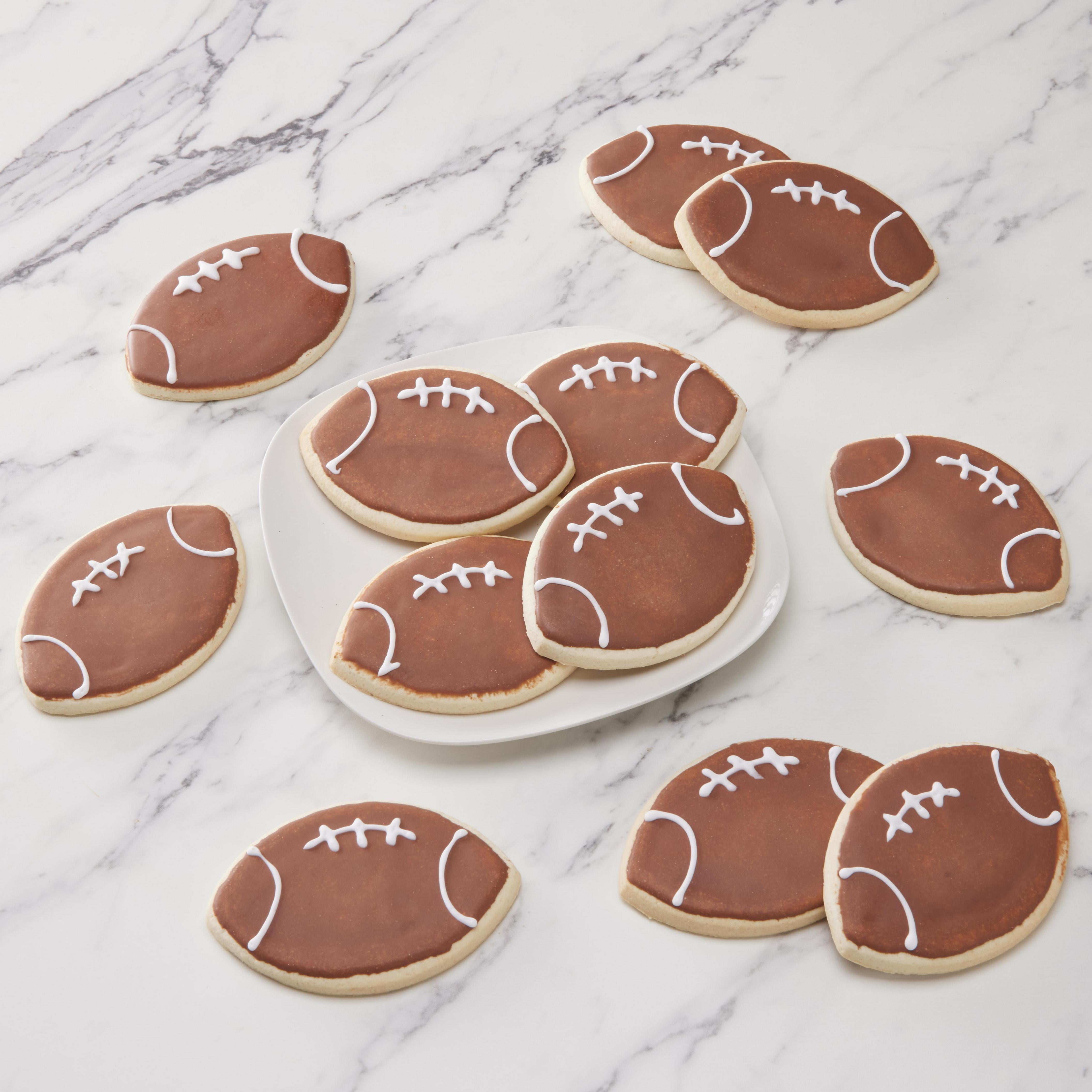 Smiley® Cookie Football Shaped Sugar Cookies, 12 Count, 4" - Walmart.com