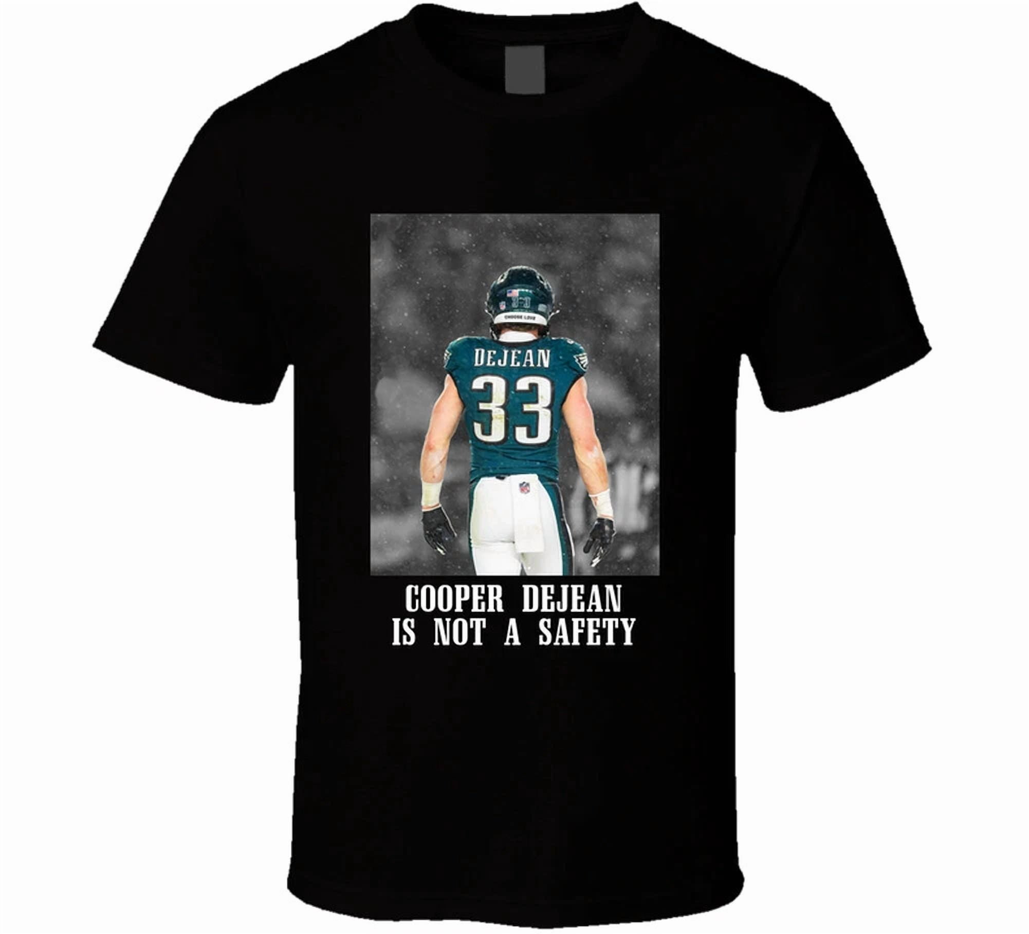 Football Cooper Dejean Is Not A Safety Slogan Graphic Design Cotton ...