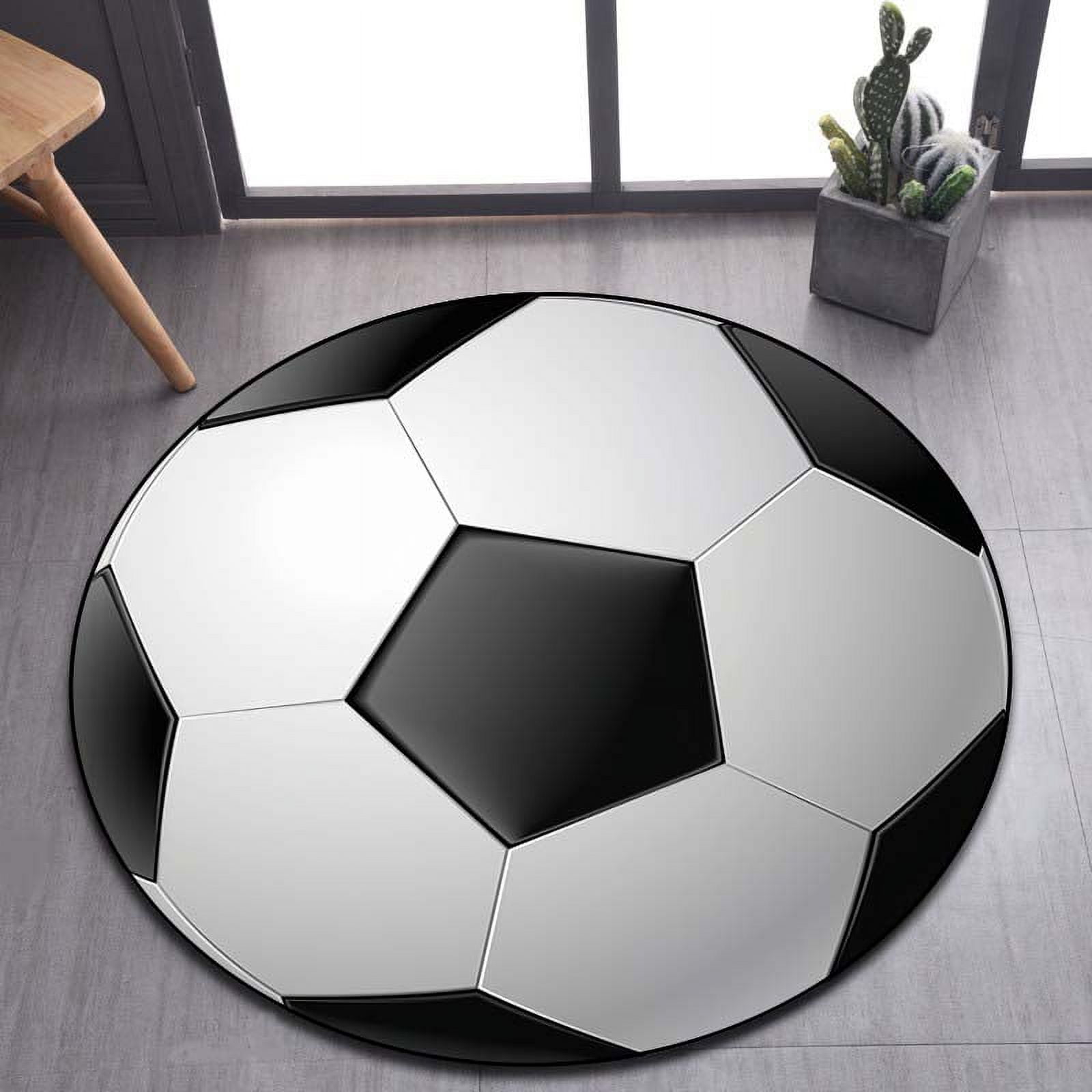 Football Court Pattern Rug for Bedroom Living Room Ball Sport Soccer ...