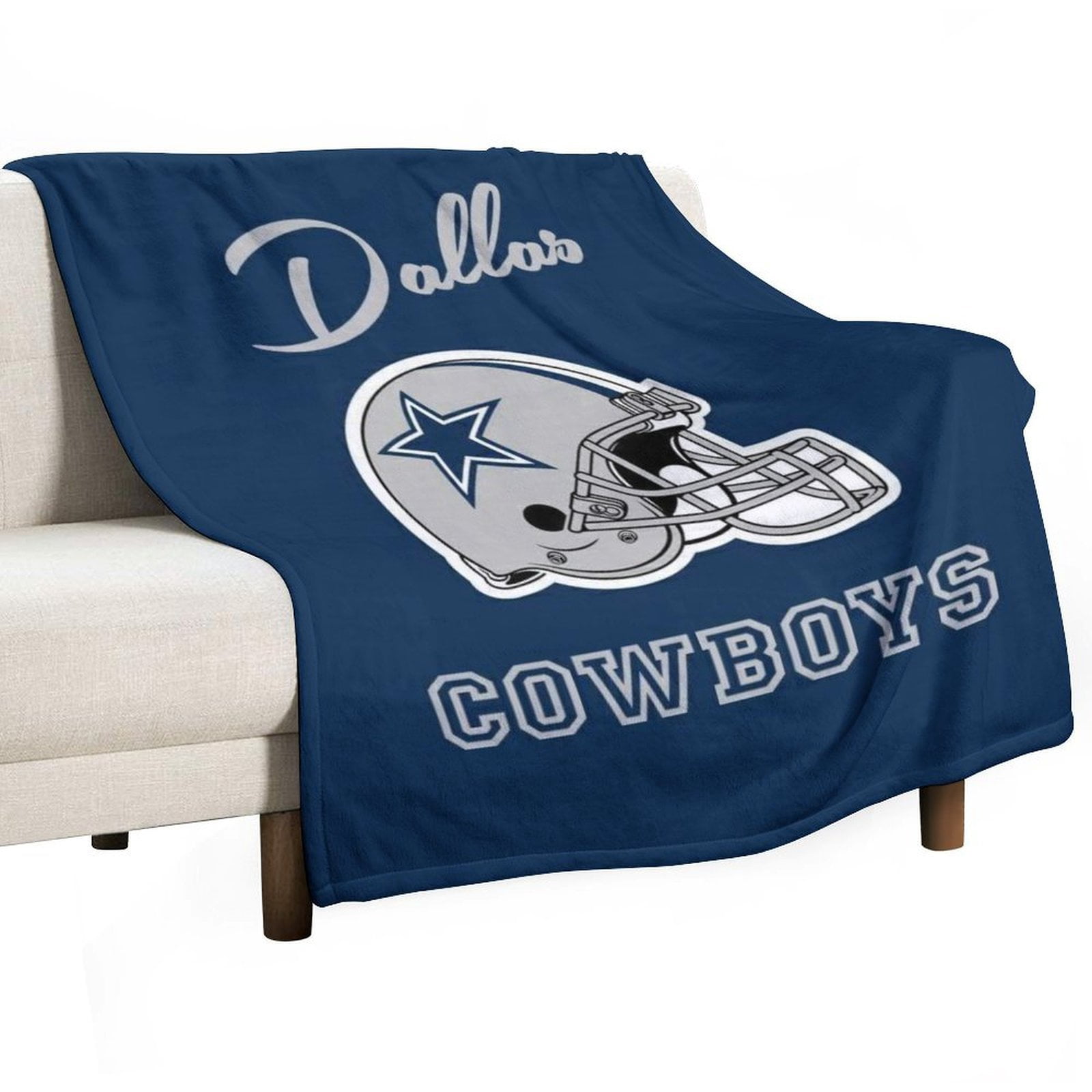 Football Cowboys Blanket Soft Cozy Flannel Blanket for man women ...
