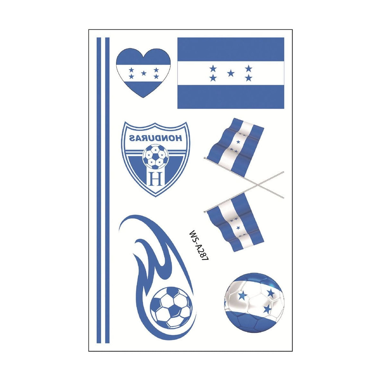 Football Cup Sticker And Sweat Disposable Face And Arm Sticker European ...