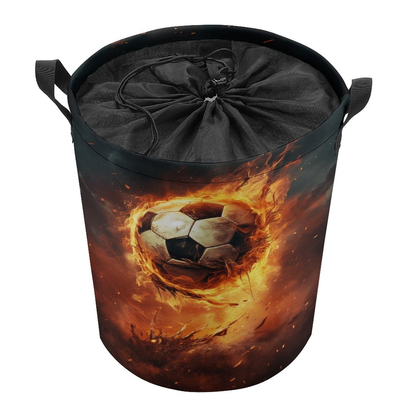 Football Dirty Laundry Basket Home Organizer Basket Clothing Kids Toy ...