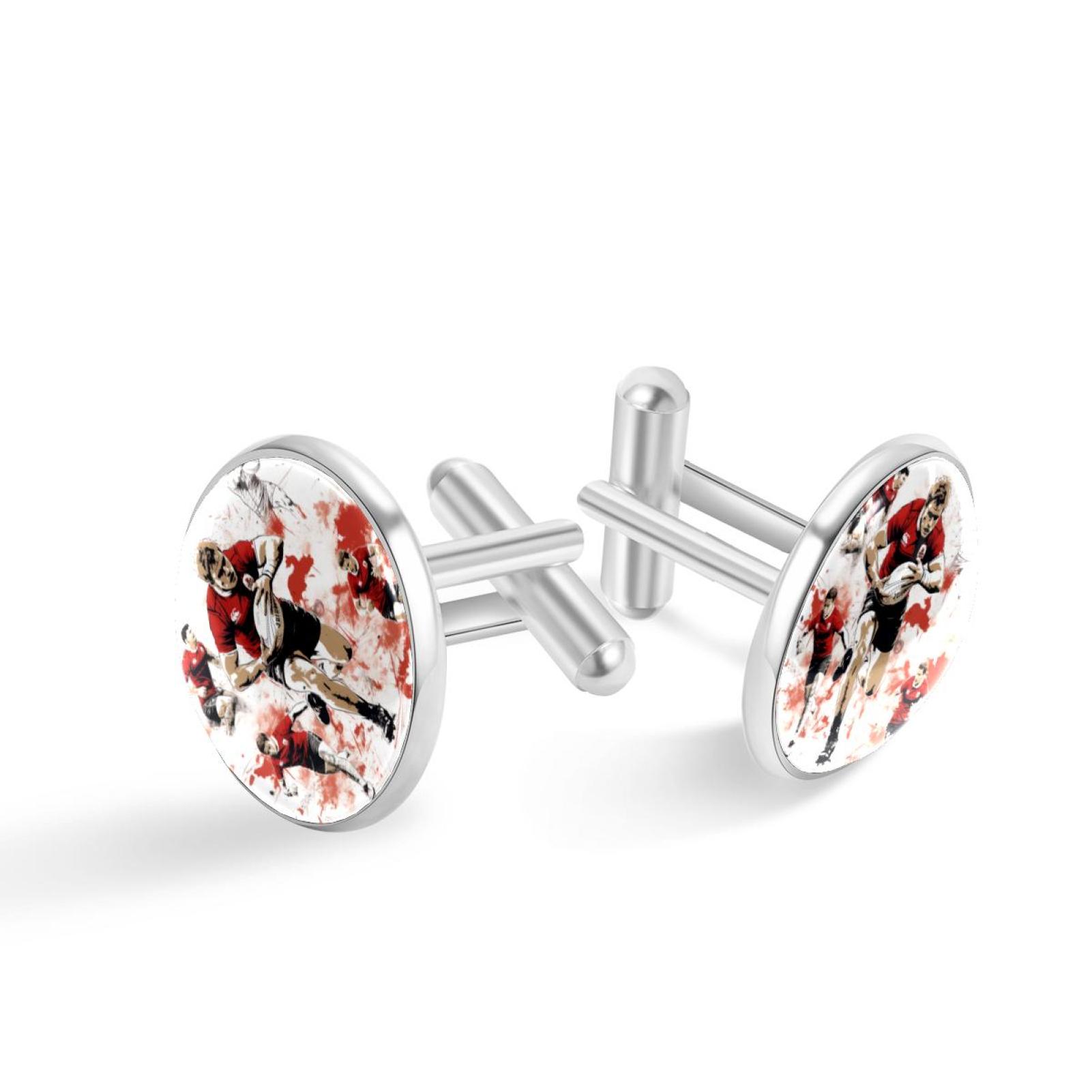 Football Elegant Men's Cufflinks for Formal Attire, Crafted in ...