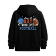 Football Fan Hoodie hoodies men hooded sweatshirt black For Winter ...