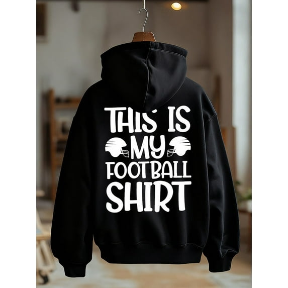 Football Fan Hoodie hoodies & sweatshirt Exercise men's funny hoodies ...