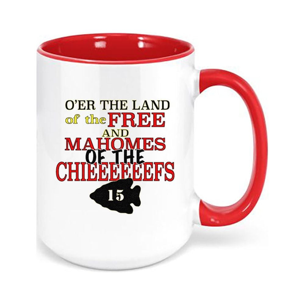 Football Fan Mug, Land Of Mahomes of the Chiefs, Sports Fan, Kansas ...