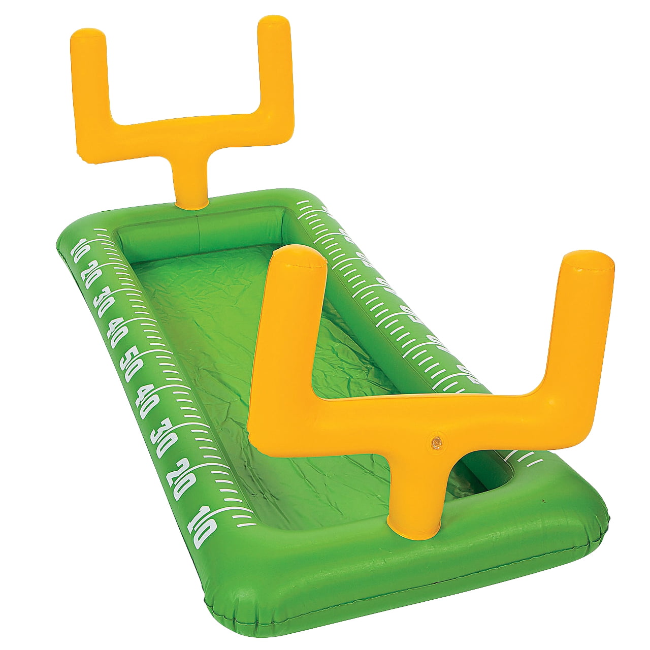 Football Field 54IN Rectangular Plastic Inflatable Buffet Cooler, Green ...