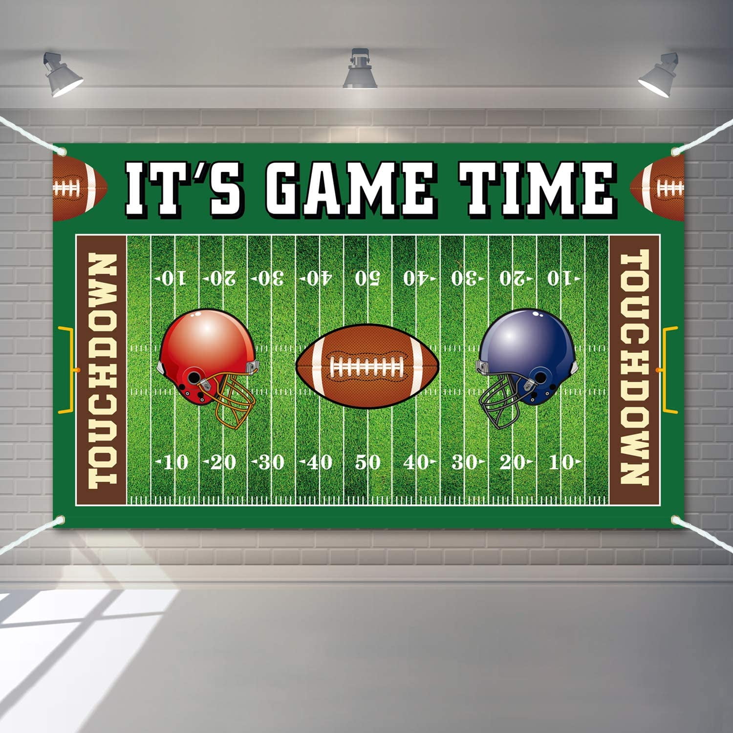 Football Field Backdrop Decoration for Football Themed Birthday Party ...