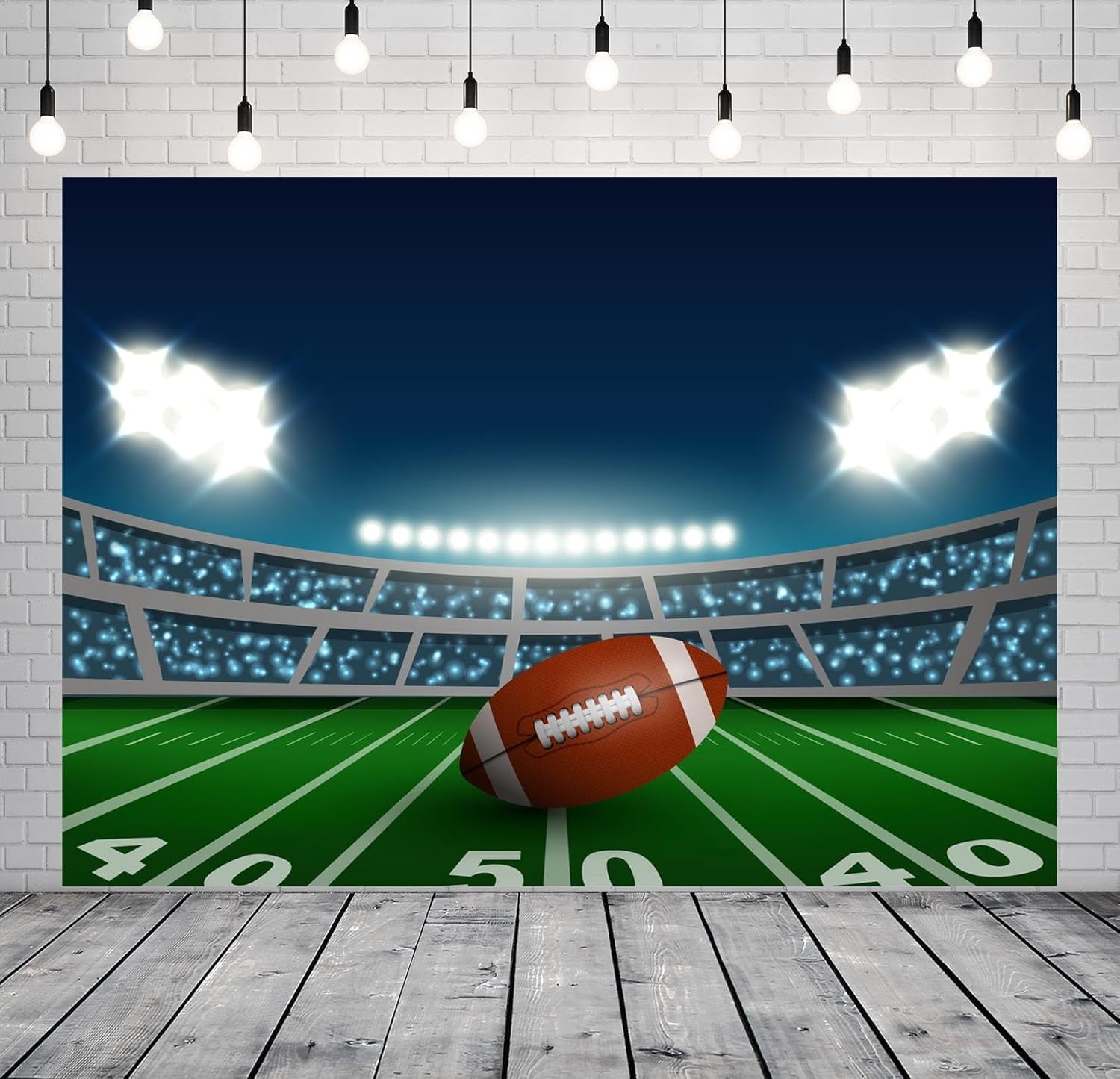 Football Field Backdrop Football Stadium Sports Background Football ...