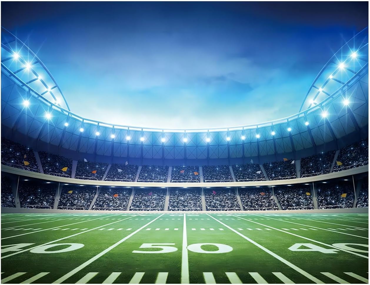 Football Field Backdrop Super Bowl Backdrops for Photography Sports ...