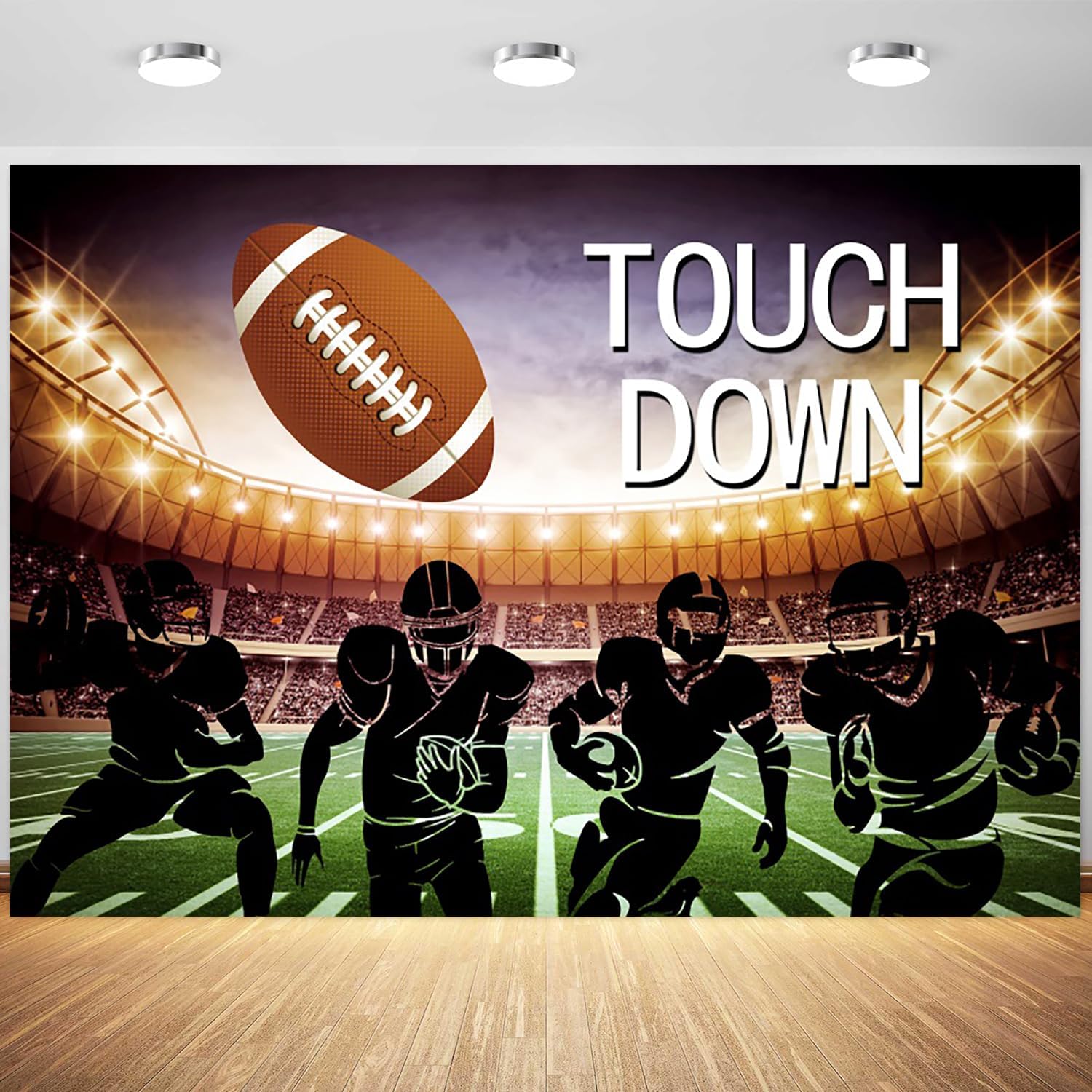 Football Field Backdrop Touchdown Sports Theme Party Photography ...