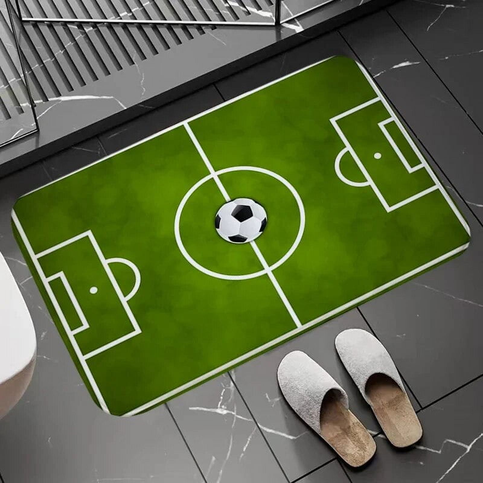 Football Field Living Room Carpet House Entrance Mat Welcome Mats for ...