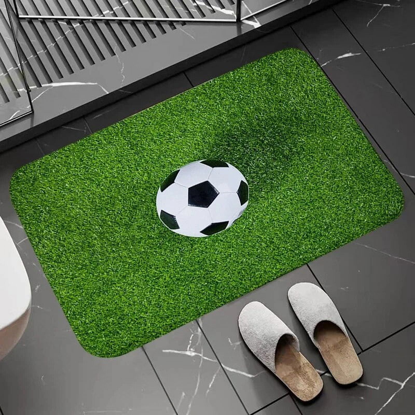 Football Field Living Room Carpet House Entrance Mat Welcome Mats for ...