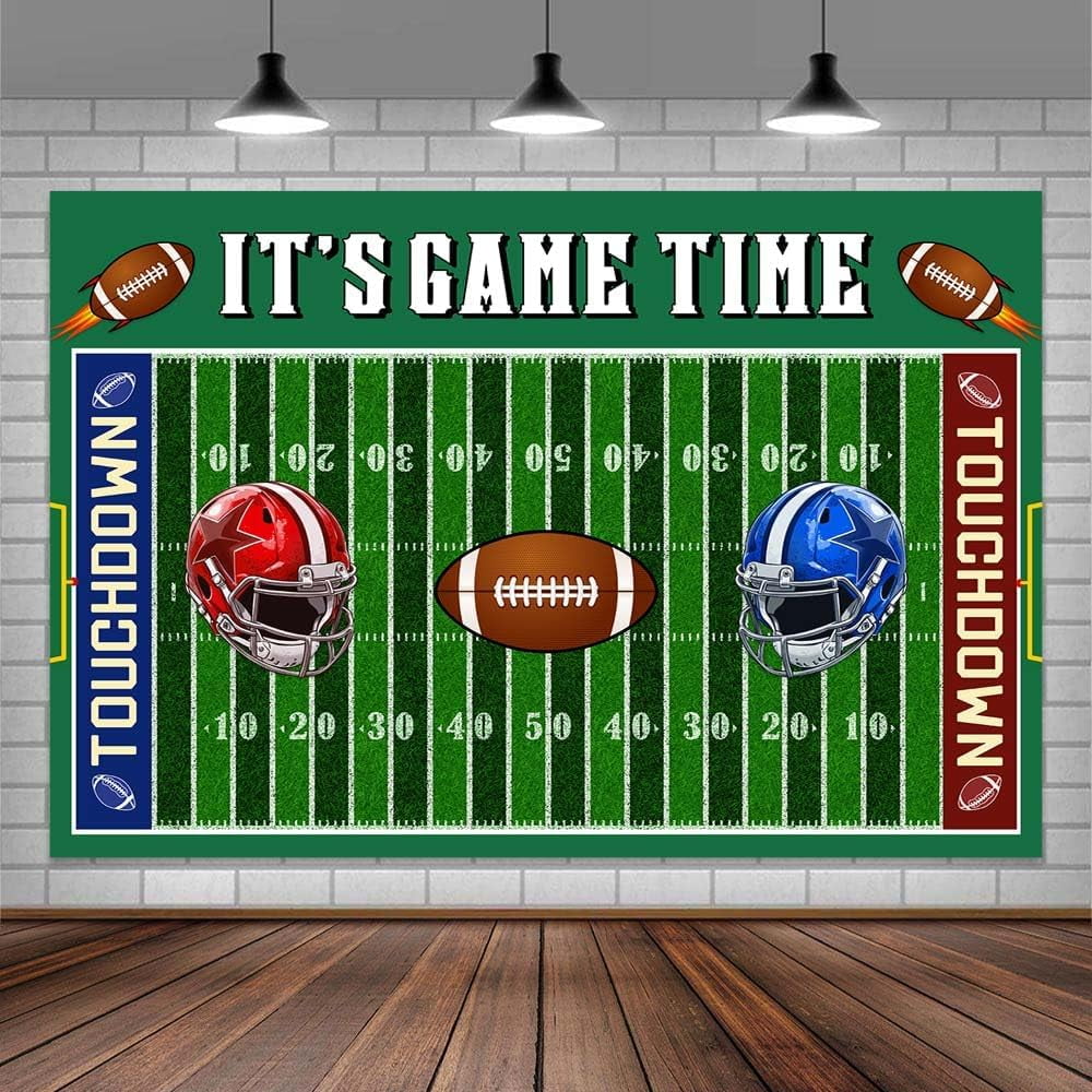 Football Field Photo Backdrop Tailgate Party Birthday Photography ...