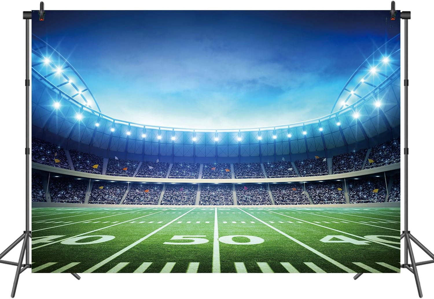 Football Field Photography Backdrop Football Field AuditoriumLight ...