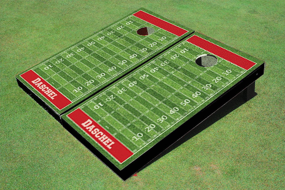 All American Tailgate Football Field Theme Cornhole Boards - Official ...