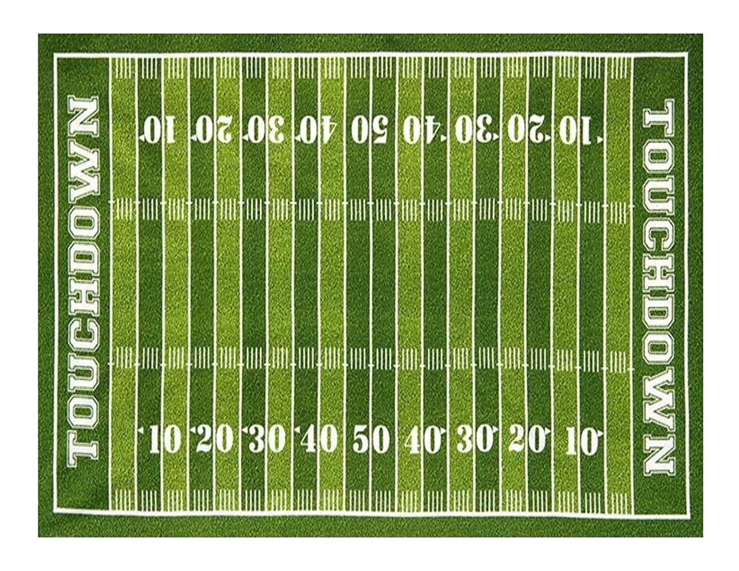 Football Field Touchdown Image Edible Cake Topper Frosting Sheet ...