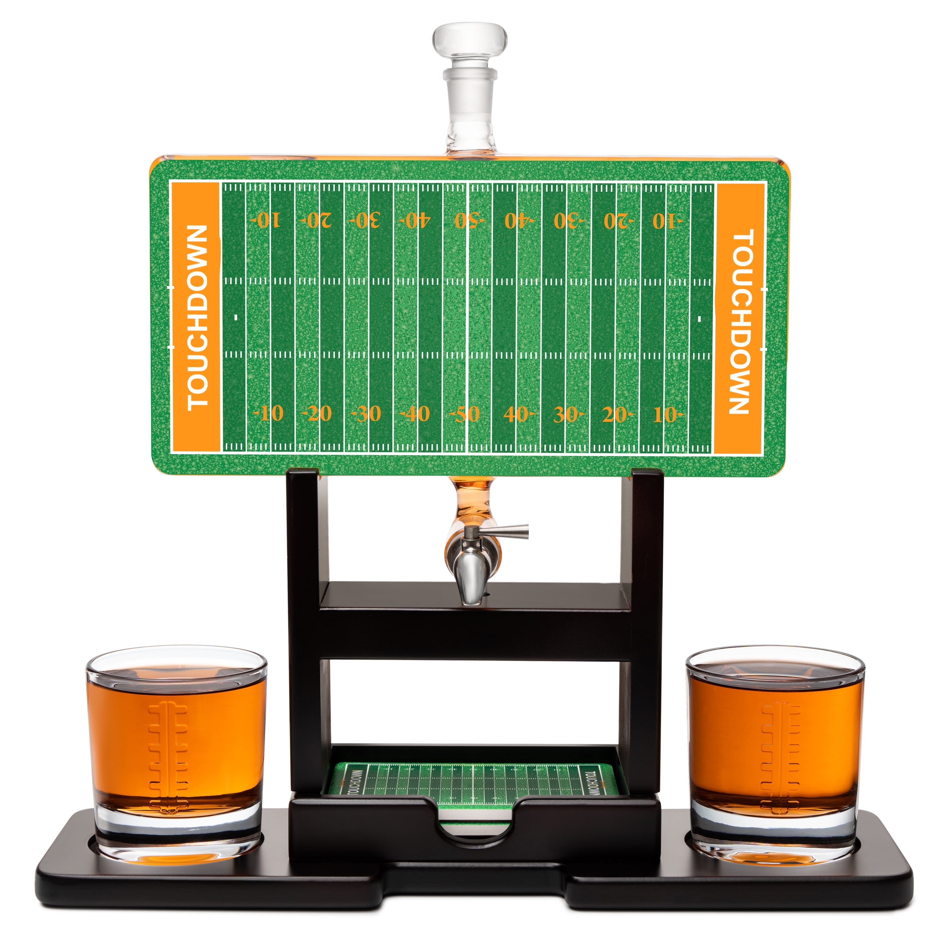 Football Field Whiskey Decanter Set. Unique Gifts for Men or Dad, Home ...