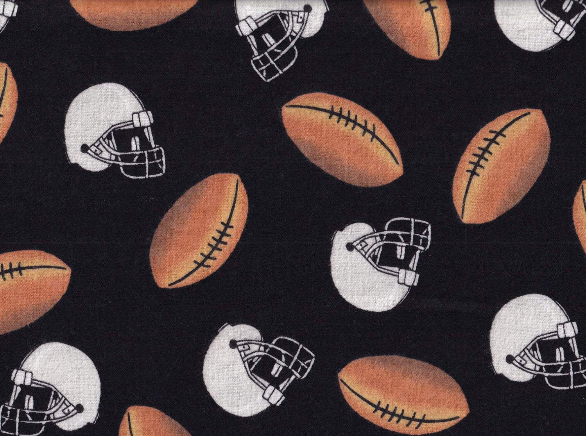 Football Flannel 60" Wide Fabric - Walmart.com