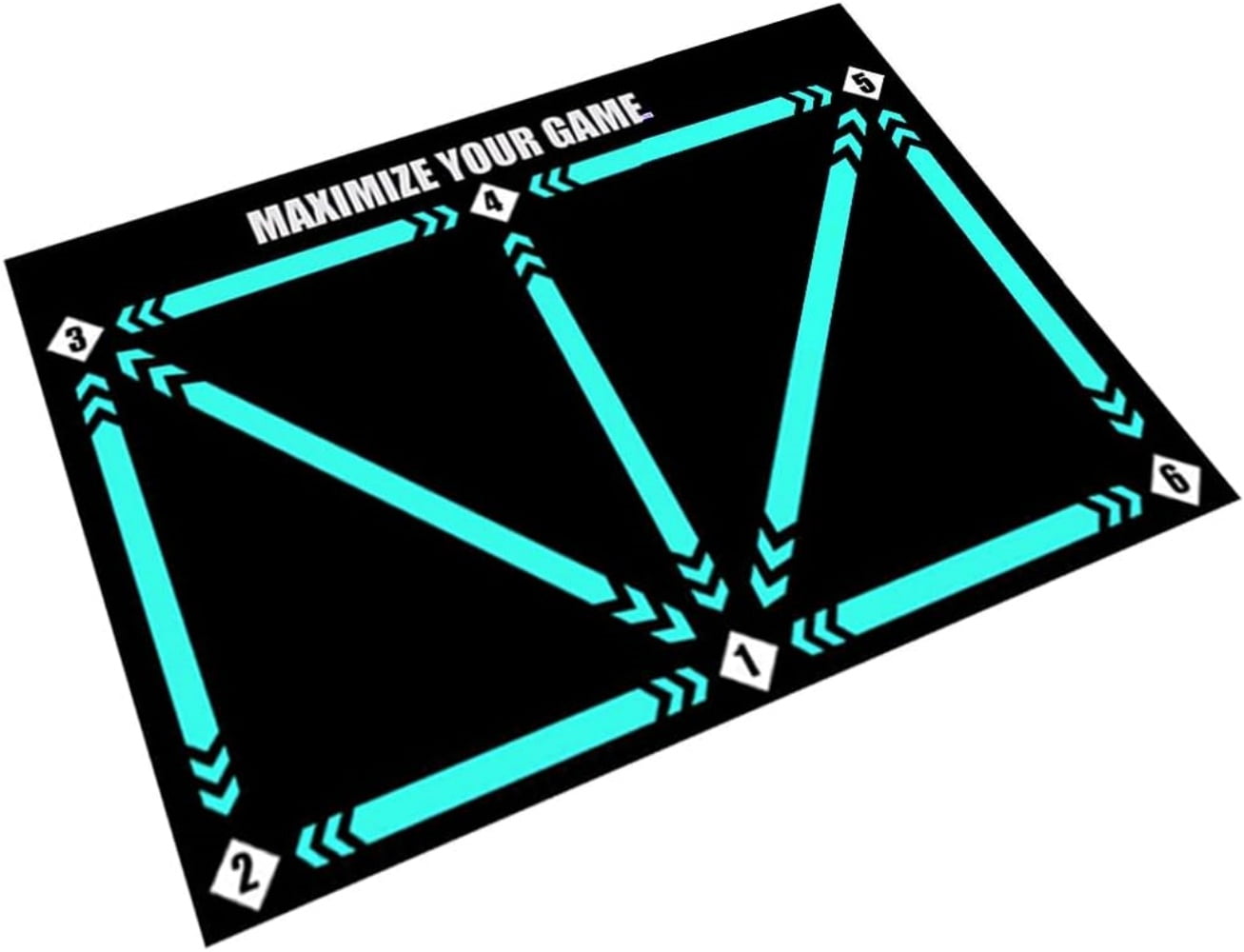 Football Footstep Training Mat, Dingrich Soccer Training Mat, Non-Slip ...