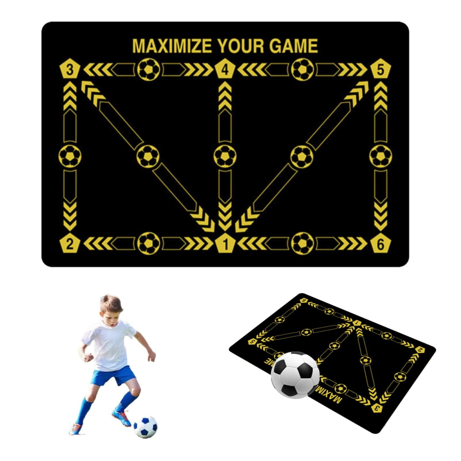 Football Footstep Training Mat Soccer Training Mat Agility Footstep ...