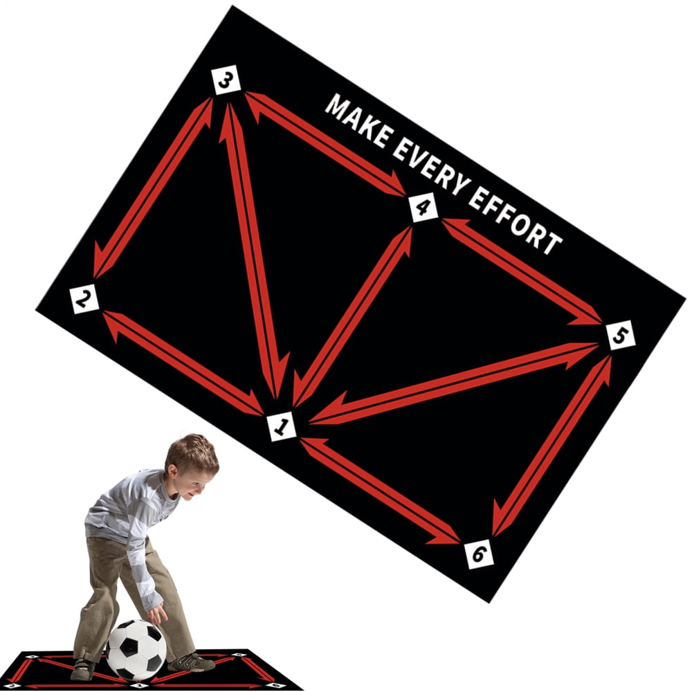Football Footstep Training Mat, Soccer Training Equipment, Soccer ...