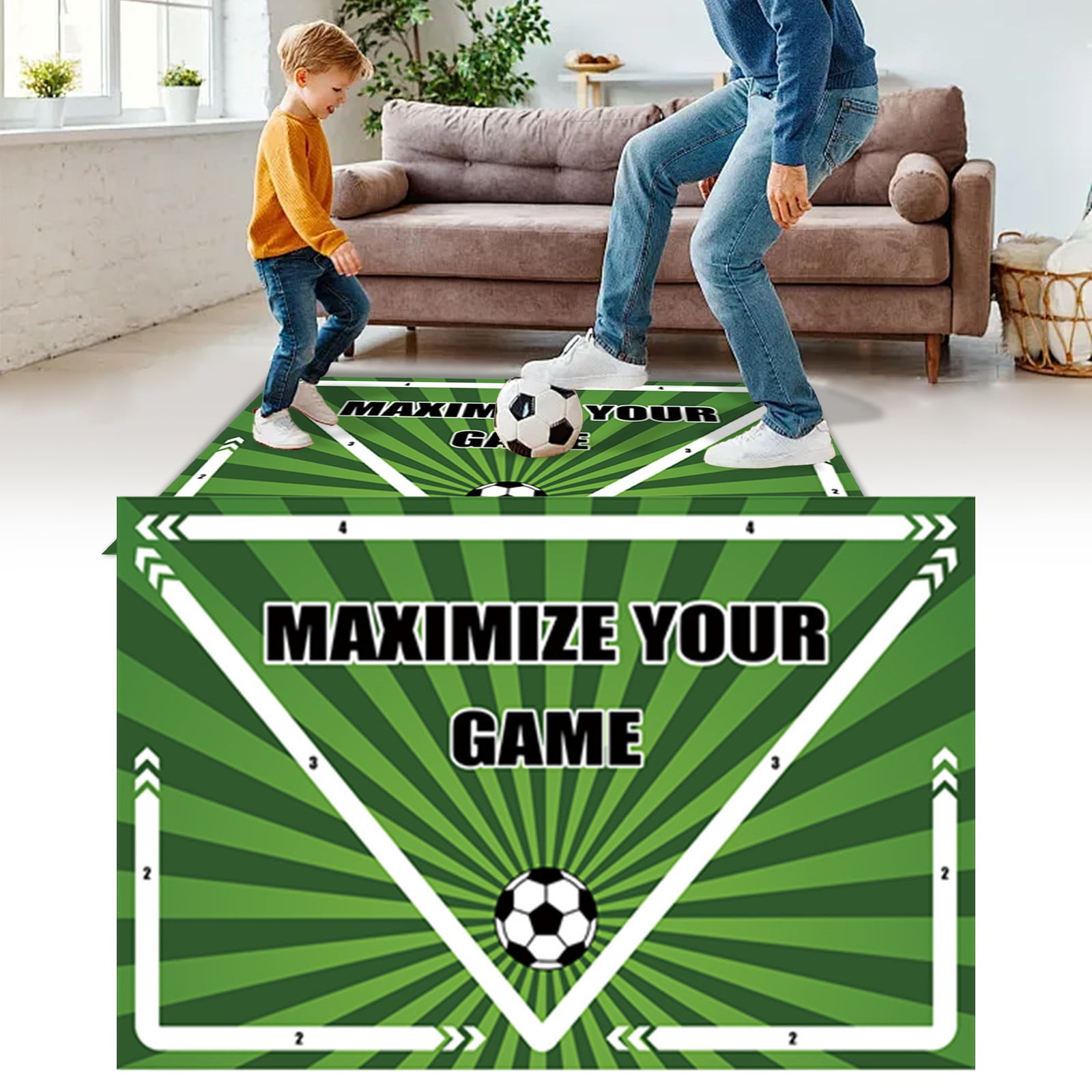 Football Footwork Training Anti-Slip Floor Mat A A|Football Footstep ...