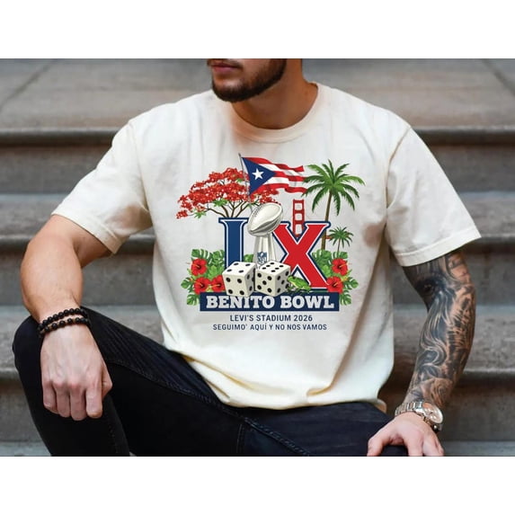 Football Game Day Shirt Benito Inspired Bowl Vibe Puerto Rico Comfort ...
