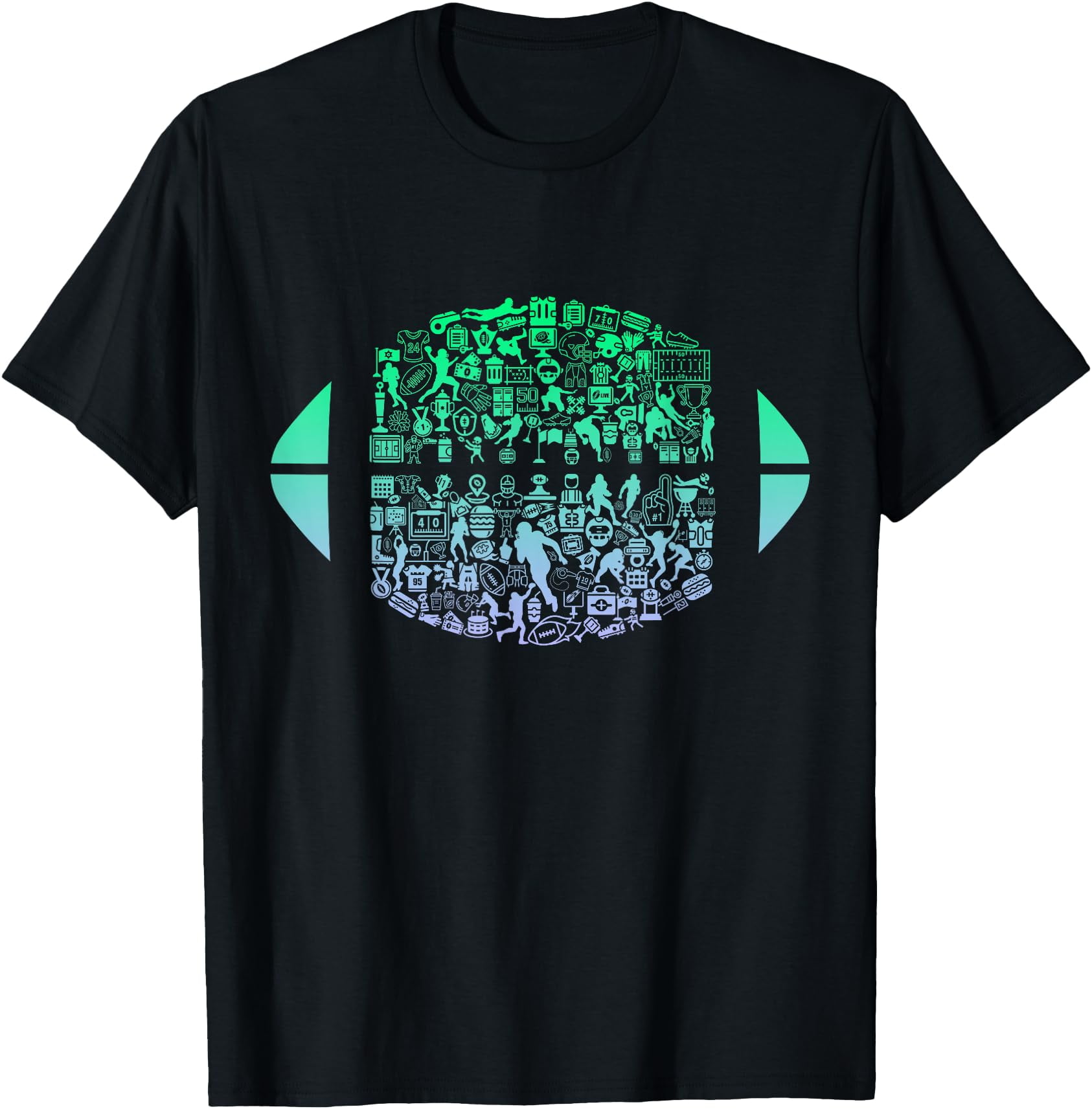 Football Gear for Football Player | Fan Football T-Shirt - Walmart.com