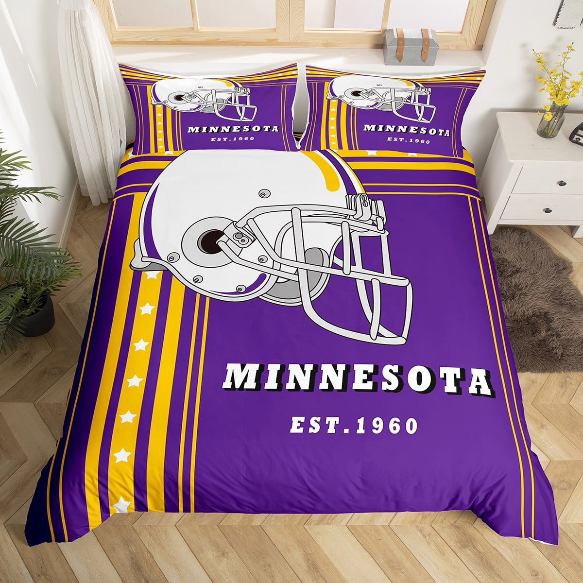 Football Gifts Duvet Cover For Football Lovers Fans Presents, American ...