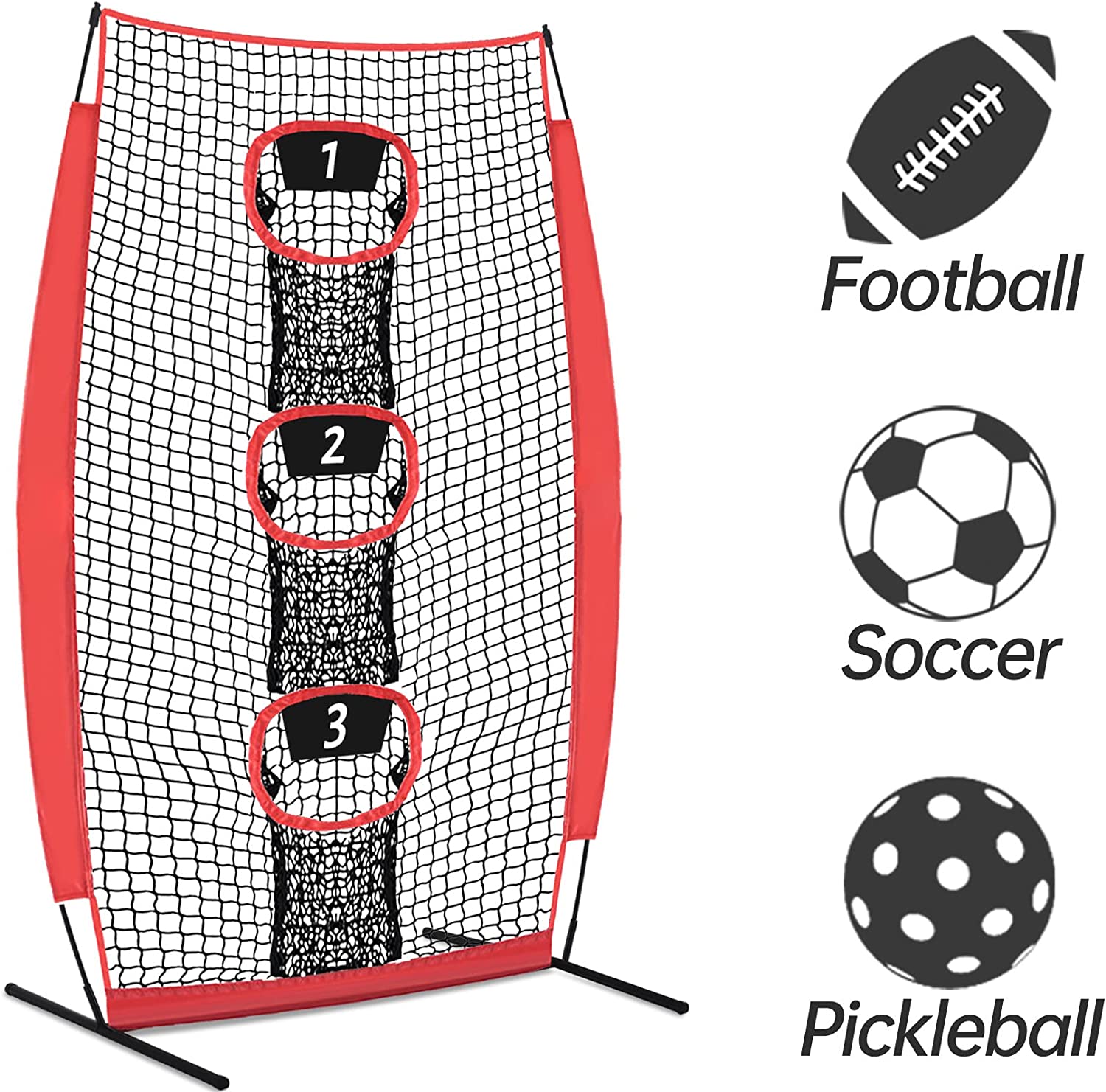 3 Sizes Football Net for Soccer Goal Post Junior Sports Training (Only ...