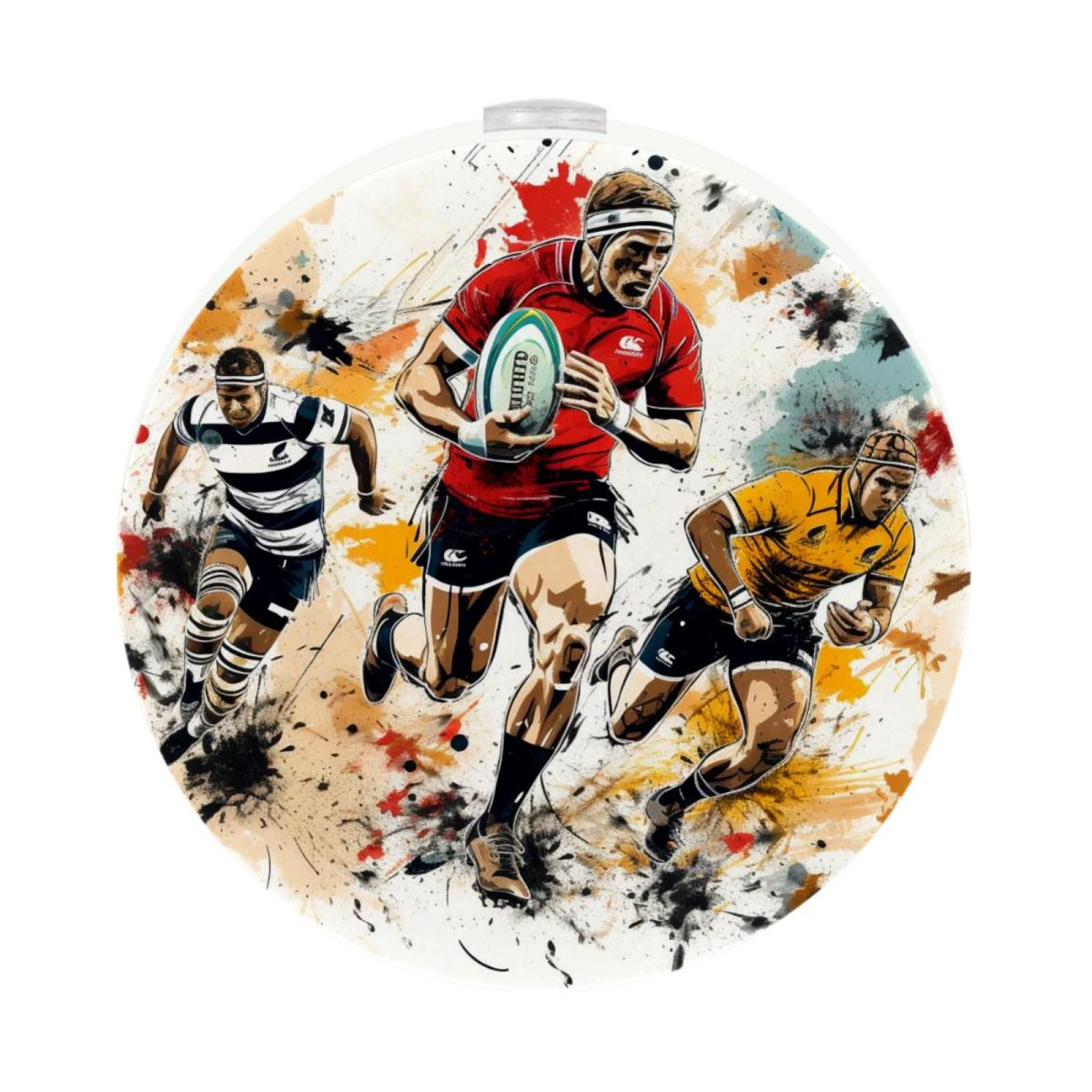 Football LED Round Night Light-2PCS, Dimmable Mini Plug-in Wall Lamp ...