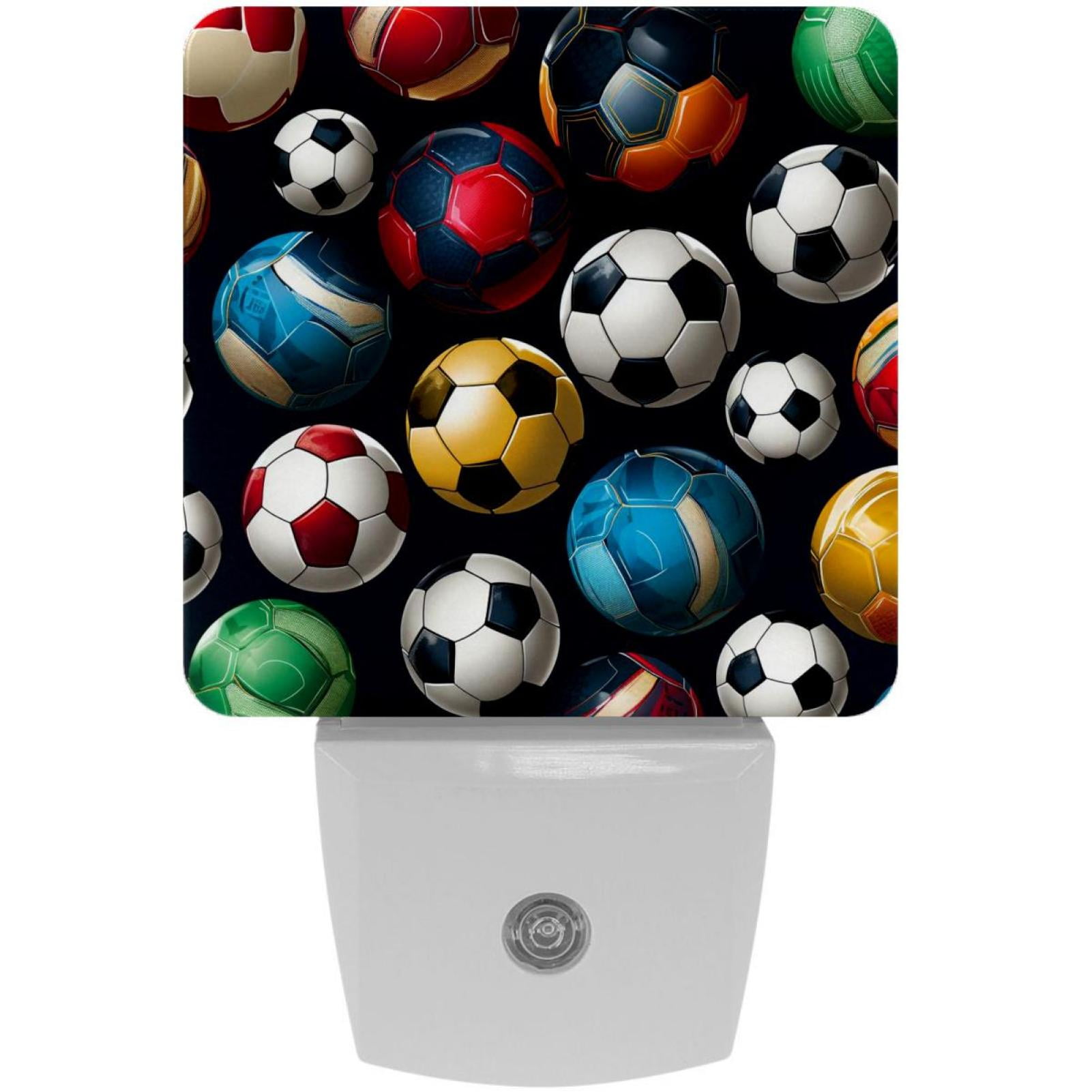 Football LED Square Night Light - Energy Efficient Plug-in Nightlight ...