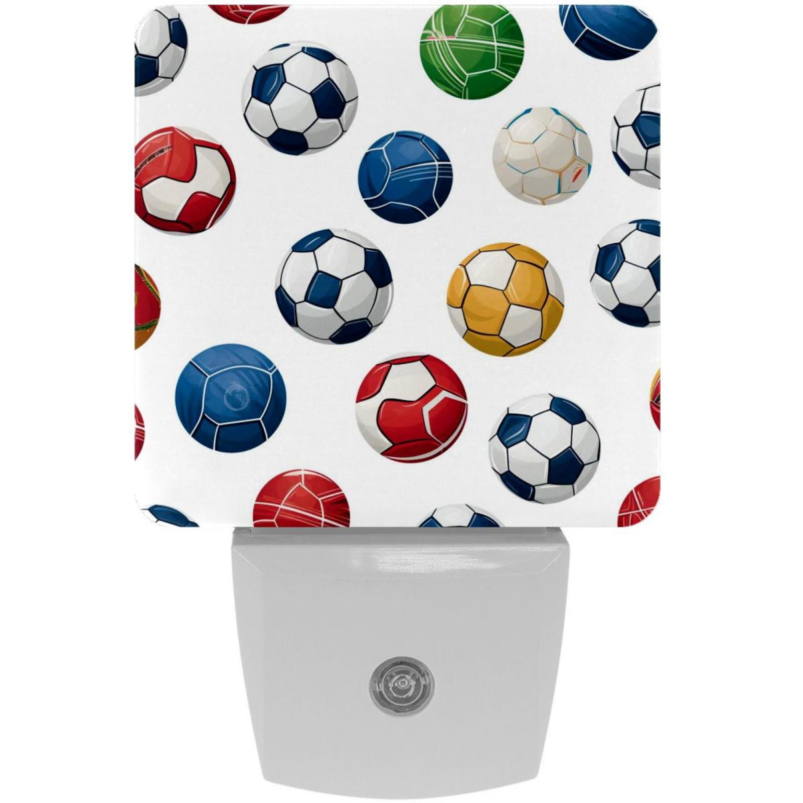 Football LED Square Night Lights - Bedside Lighting Solution for a ...