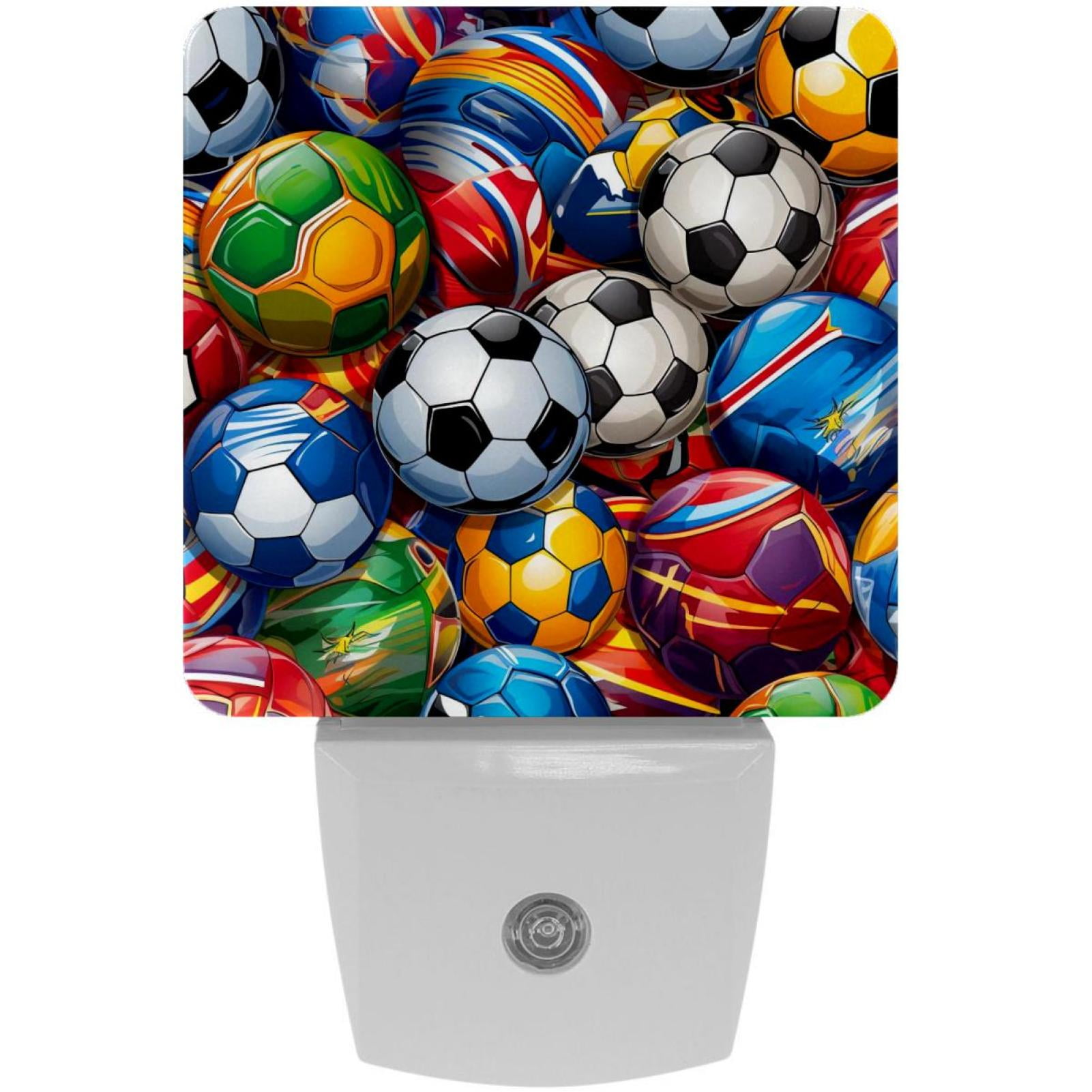 Football LED Square Night Lights - Bright and Compact Bedroom or ...