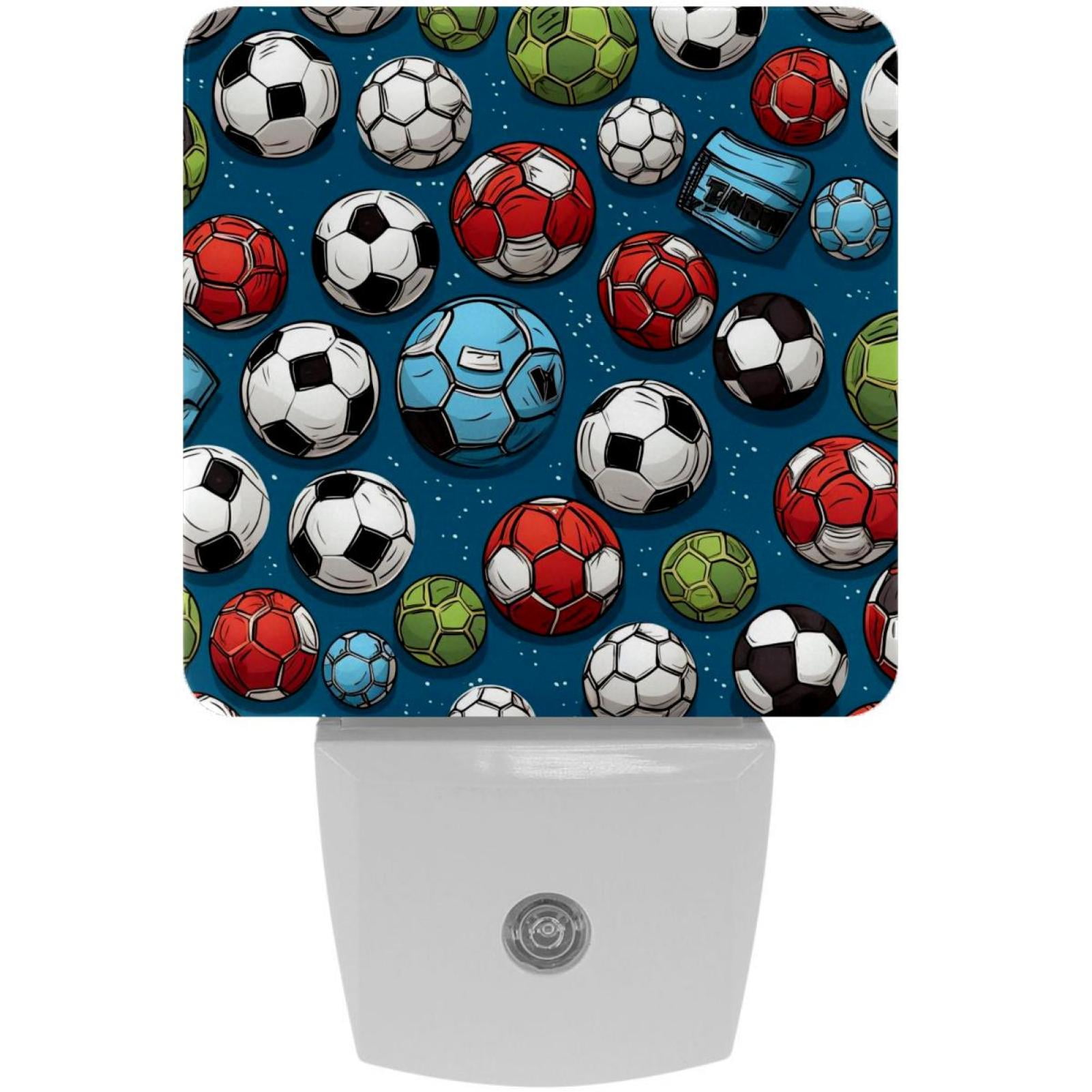 Football LED Square Night Lights - Energy Efficient and Stylish Bedroom ...