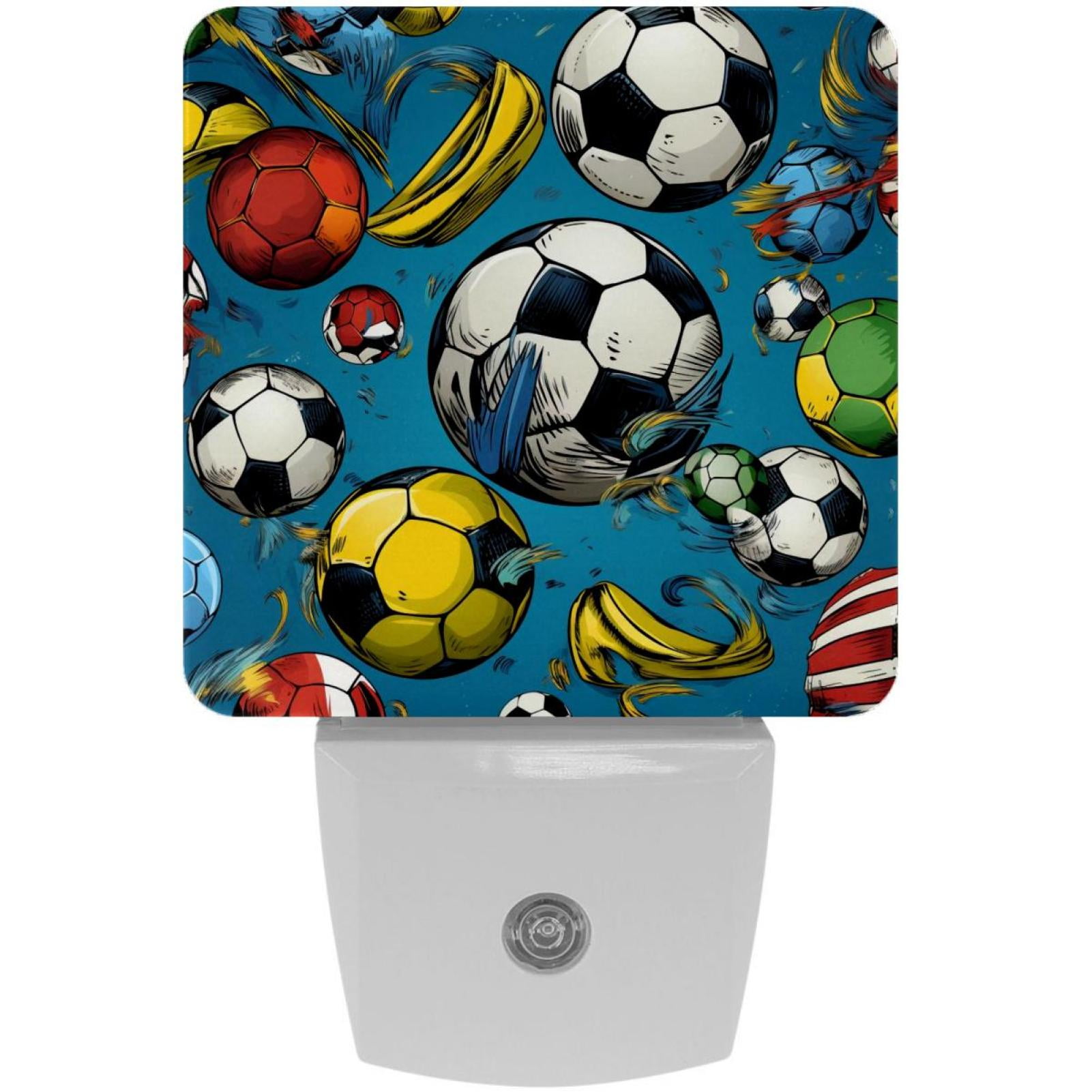 Football LED Square Night Lights - Energy Efficient and Stylish Room ...