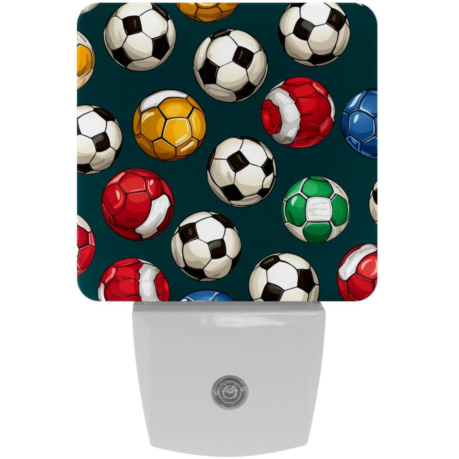 Football LED Square Night Lights - Stylish and Functional Nightlight ...