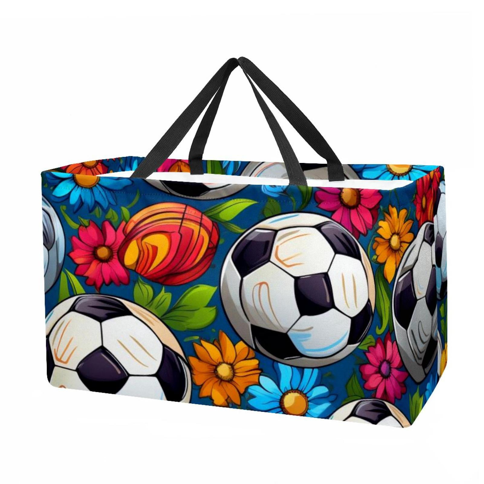 Football Large Capacity Foldable Oxford Cloth Decorative Box - Reusable ...