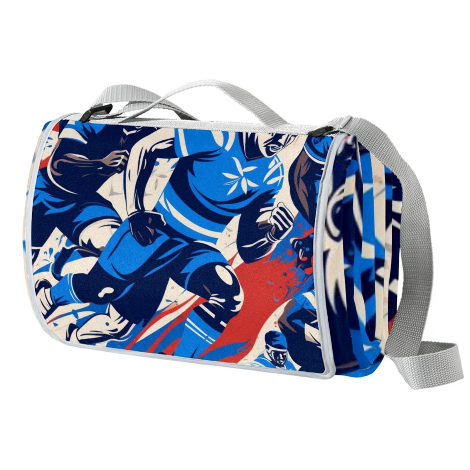 Football Large Picnic Mat for Outdoor Activities & Beach Trips ...