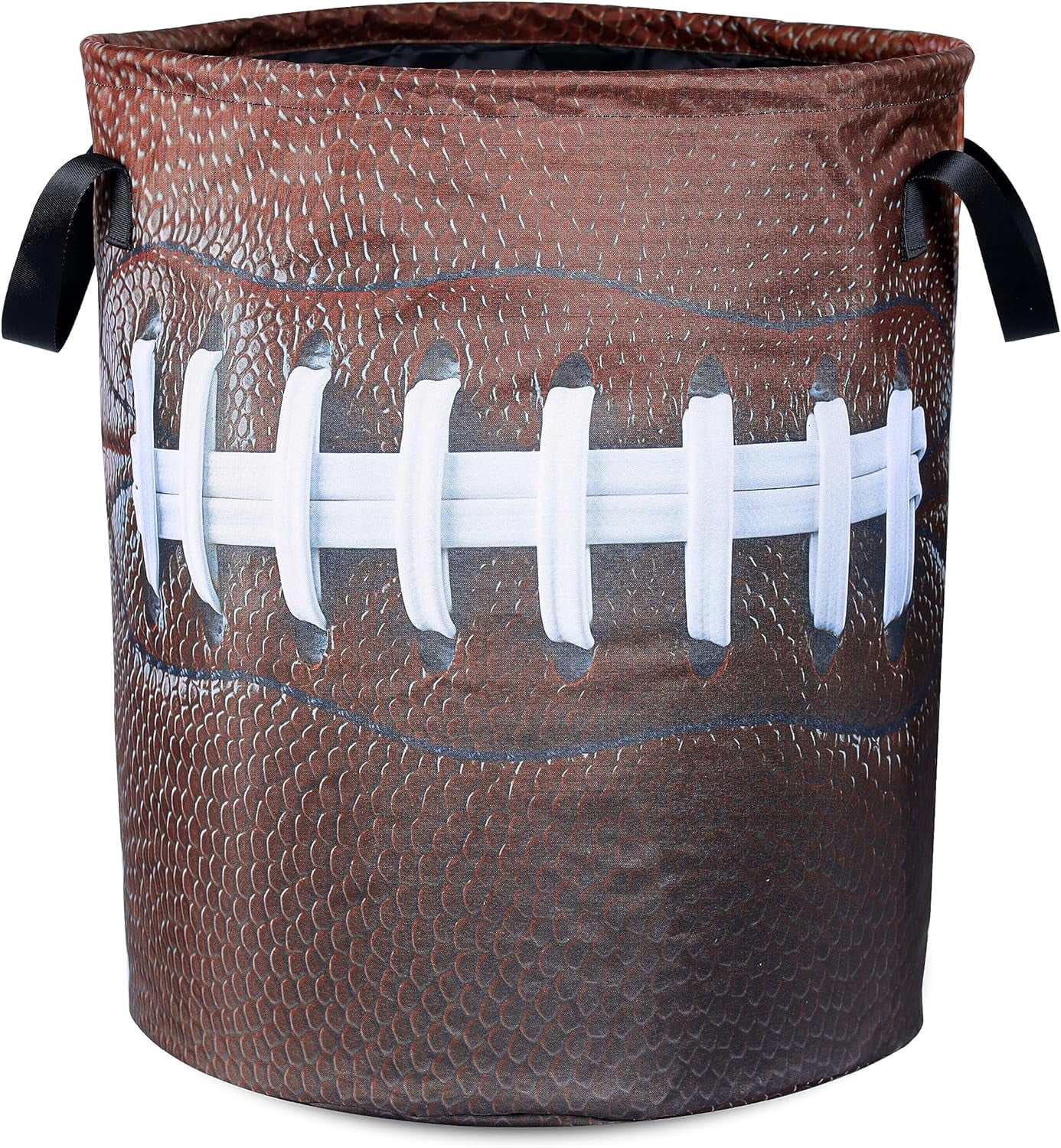 Football Laundry Basket American Ball Foldable Oxford Cloth Funny Tote ...