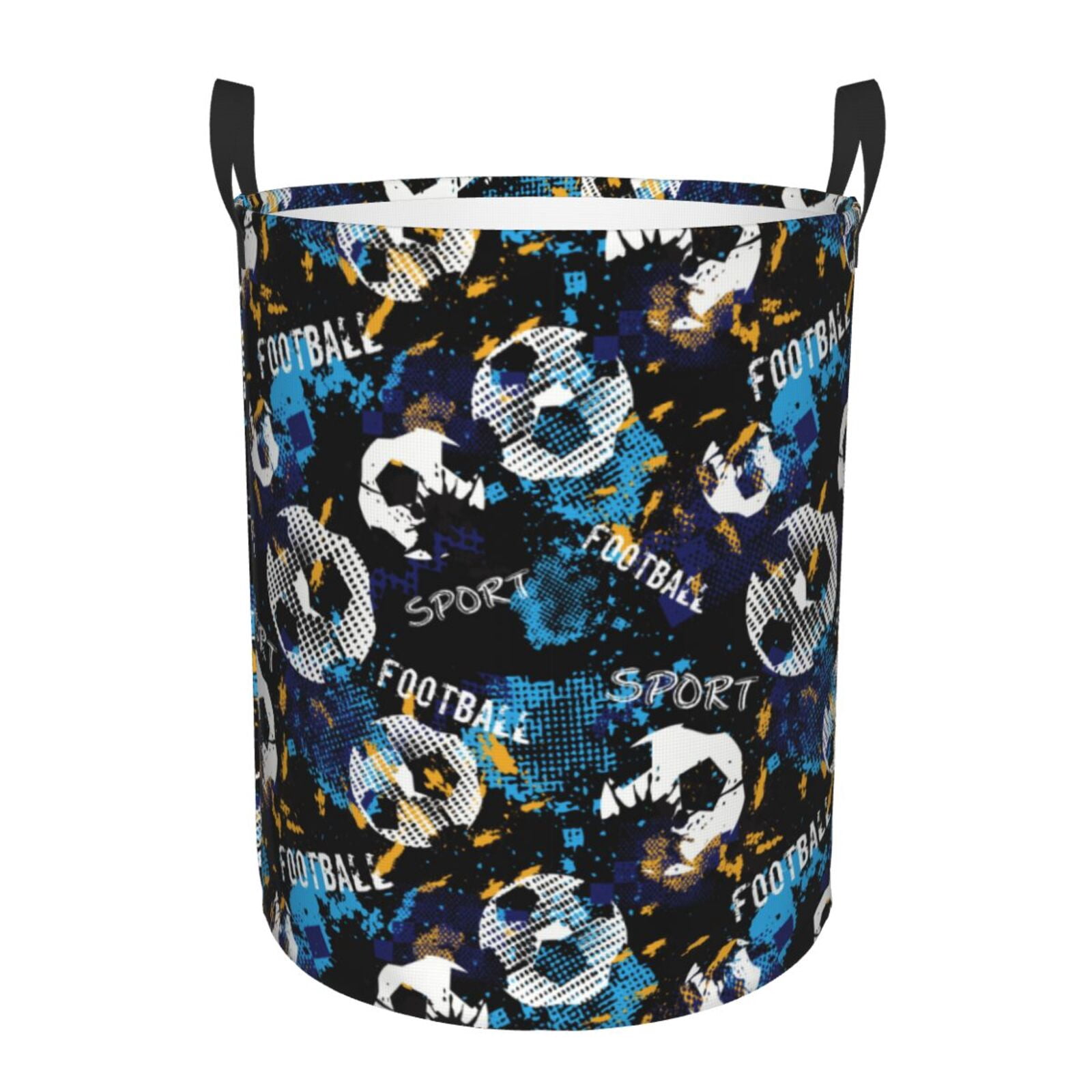 Football Laundry Basket, Laundry Hamper Waterproof Laundry Bag Clothes ...